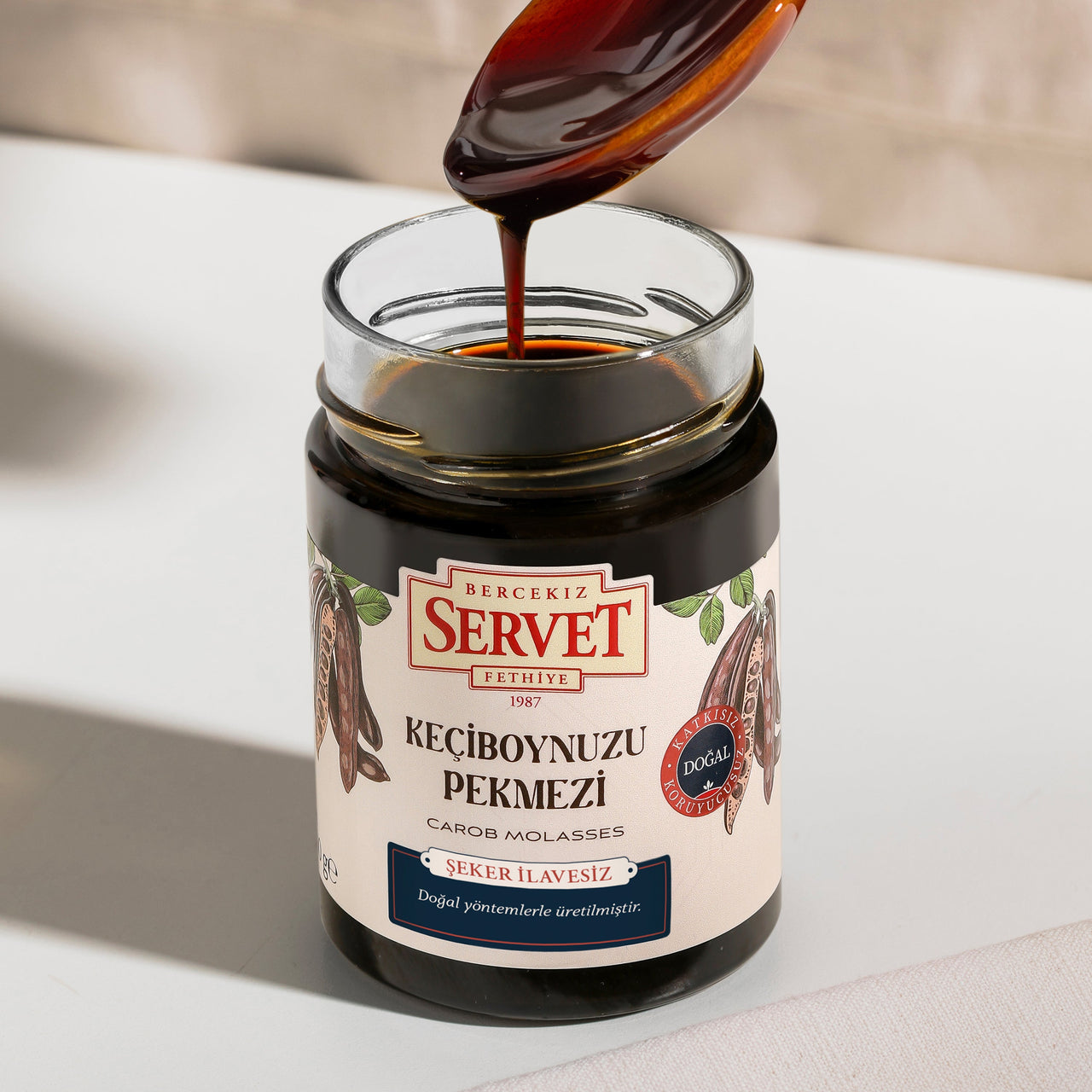 Natural Carob Molasses (Carob) 400g – Servet